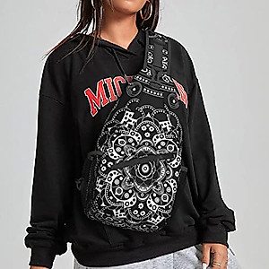 NiuKom Tribal Ethnic Floral Mandala Black Crossbody Bags for Women Trendy Sling Backpack Men Chest Shoulder Bag Gym Cycling Travel Hiking Daypack