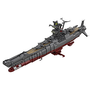 WiMiU Space Battleship Building Blocks Set,Historical Warship Model Toys, Military Capital Ship Construction Building Kits, Impressive Birthday Halloween for Adults (1782 PCS)