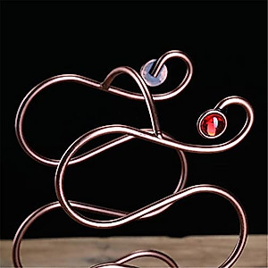 DOUBA 4 Bottles European Wine Rack Metal Kitchen Display Wine Rack Storage Rack Wine Cabinet Wine Rack