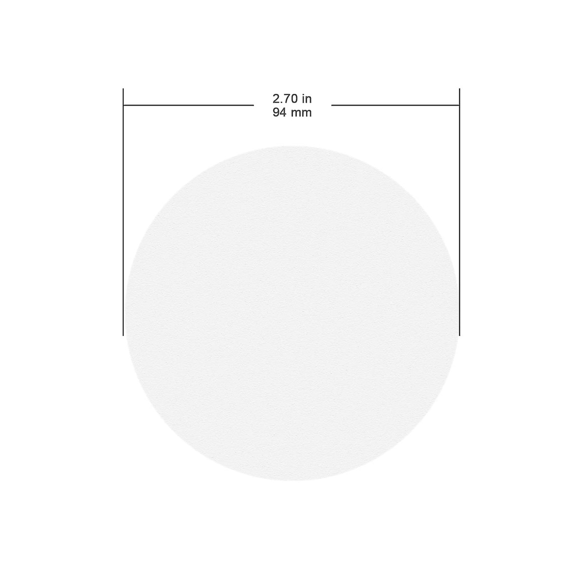 db11 FunChem Qualitative Filter Paper Circles,94 mm Diameter Cellulose Lab Filter Paper,20 Micron Particle Retention,Medium Flow Filtration Speed,Pack of 100 (94 mm),YQ-FilterPaper-DX-ALL