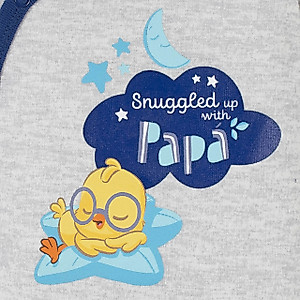 Canticos Unisex-Baby boys 3-piece Take-me-home Shirt, Footed Pant, Cap and Toddler Layette Set, Grey, 0-3 Months US