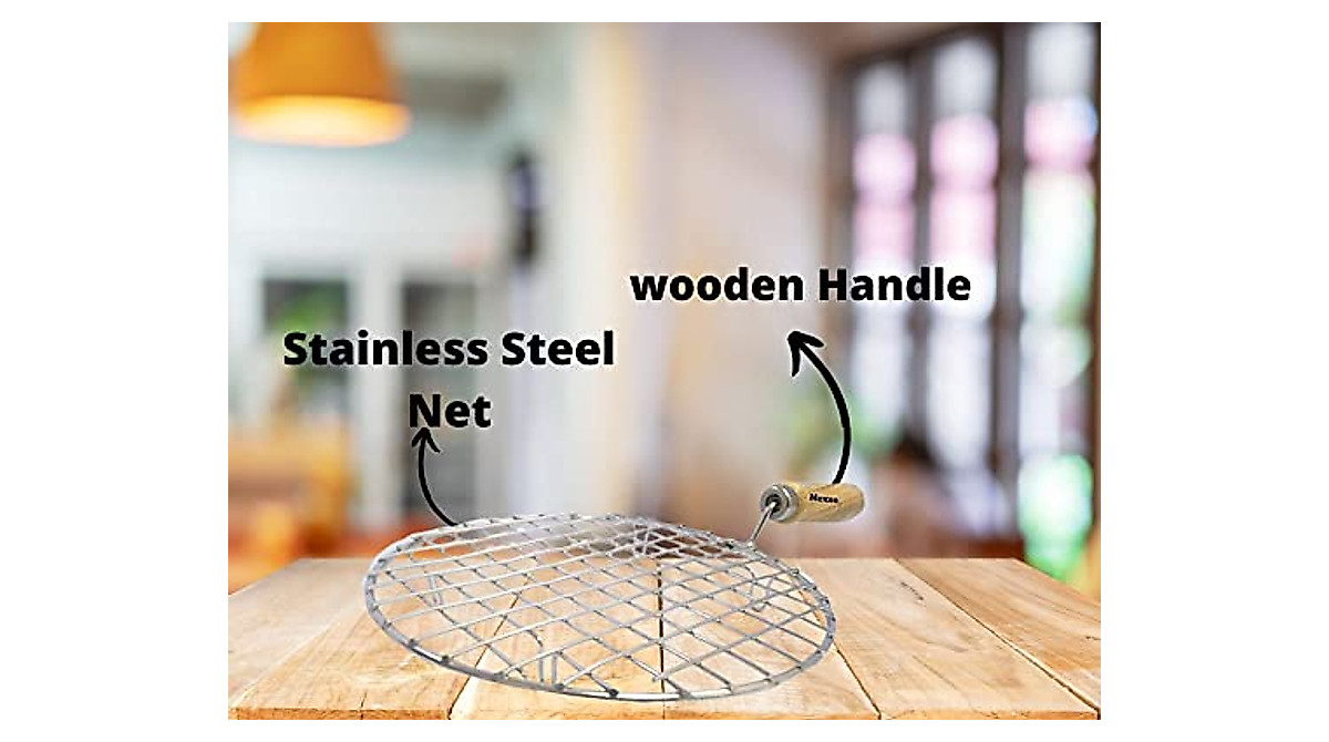 Nexxa Stainless Steel Roti Grill - Perfect for Every Kitchen