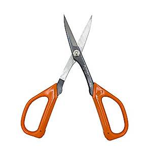Zenport ZS106 Scissors for Bonsai and Floral Pruning, 8.3-Inch, Box of 10 Orange ZS106-10PK