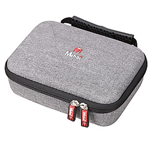 Mchoi Shockproof Carrying Case Fits for Sony ZV-1 / ZV-1F / ZV-1 II Vlog Digital Camera & Bluetooth Grip Vlogger Accessory Kit, with Grooved Fits for Vlogger Accessory Kit, Case Only