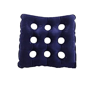 BAUBUY Cojín de Asiento Wheelchairs Comfort Seat Cushions Round Ergonomic Durable Portable Modern Cushion for Wheelchair for Pressure Relief (Color : White,Transparent,Brown)