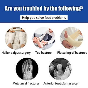 GHORTHOUD Post Op Shoe Lightweight Medical Orthopedic Walking Foot Brace for Broken Toe Injury or Surgery Non Weight Bearing Medical Shoes for Men and Women (Small)