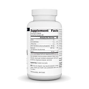 Source Naturals Magnesium Glycinate, for Calm Energy, Bone & Heart Support*, 200 mg per Serving - 120 Tablets