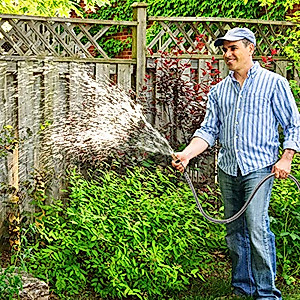 TOUCH-RICH 1FT 304 Stainless Steel Metal Garden Hose - Heavy Duty Water Hose, Outdoor Yard, Lightweight - Guaranteed Flexible & Never Kink