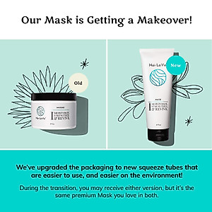 Hair La Vie Shampoo + Mask & Deep Conditioner | with Coconut Oil, Argon Oil, & Keratin | for Curly, Straight, Dry or Heat Damaged Hair