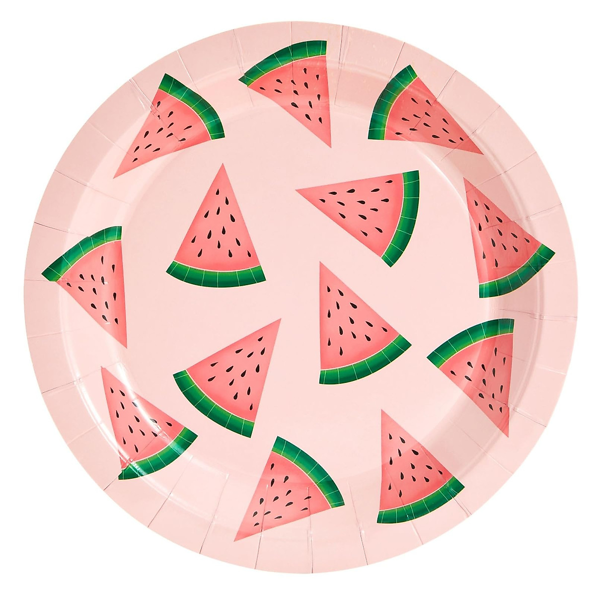288-Pieces Watermelon Party Supplies with Plates, Napkins, Cups, and Cutlery, One In A Melon Party Decorations for Girls Summer Birthday Party, Baby Shower (Pink, Serves 48)