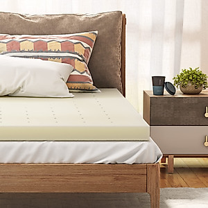 Giantex Bed Mattress Topper, 3 Inch Thickness Soft Mattress Pad, Full Bed Topper