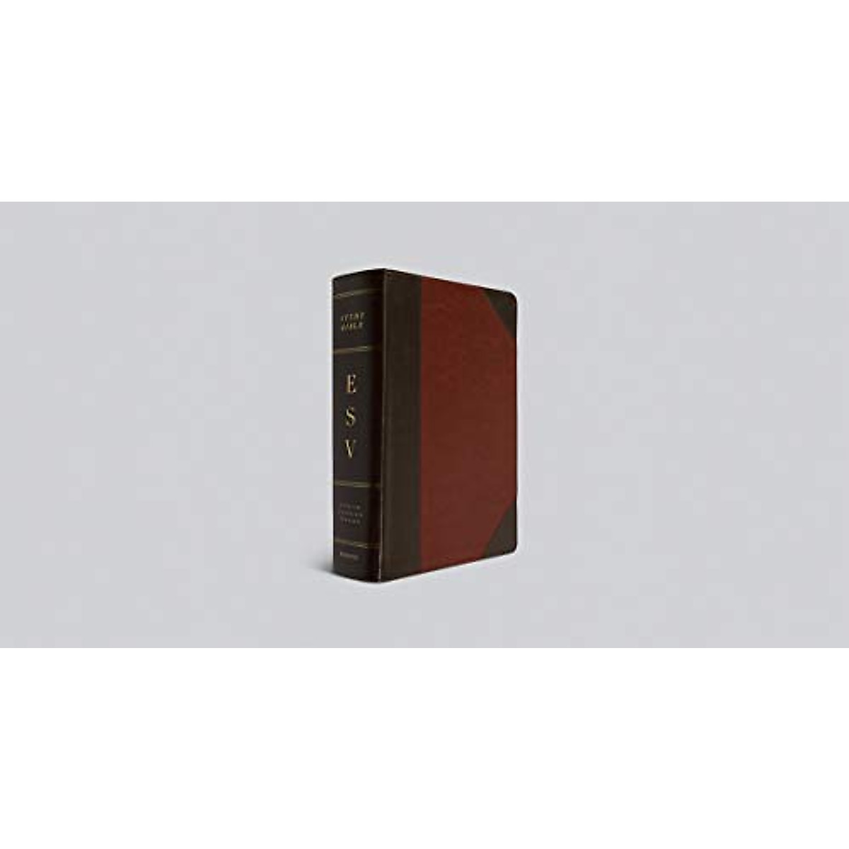 ESV Study Bible, Large Print (TruTone, Brown/Cordovan, Portfolio Design)