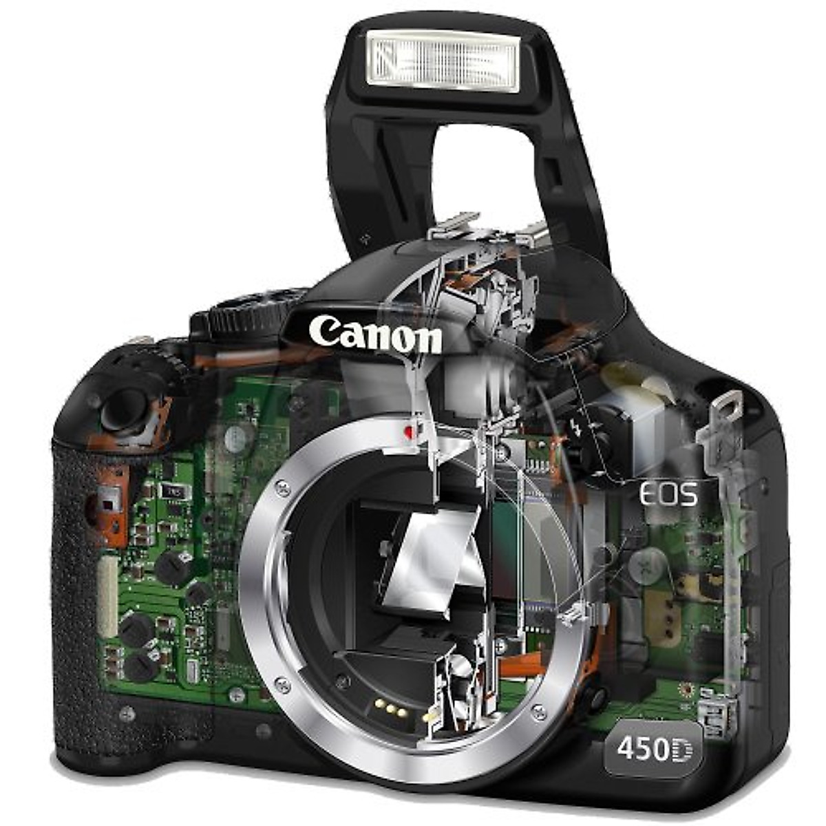 Canon EOS 450D 450-D 450 D DSLR Camera (Body without Lens)