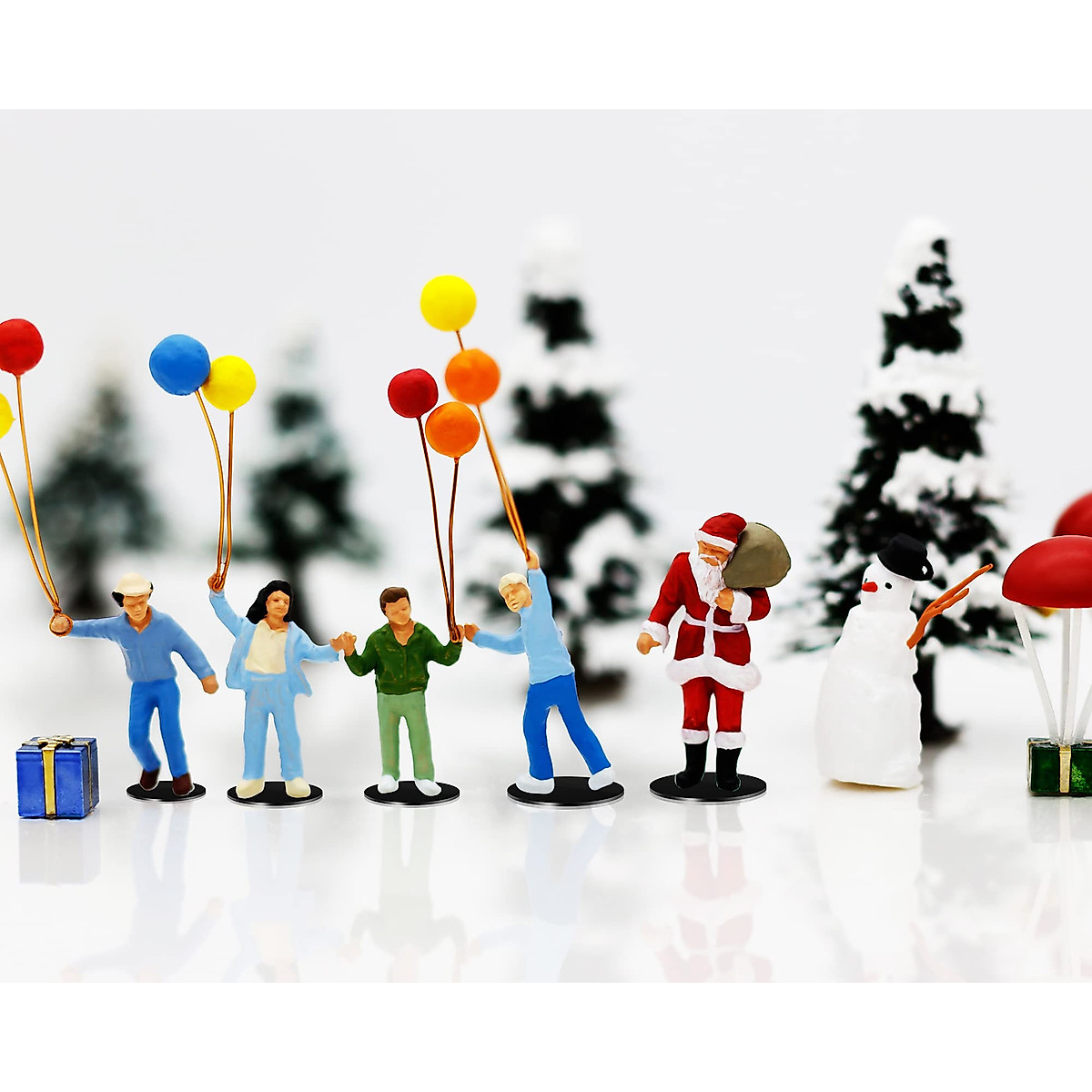 Yerliker 120 Pcs Acrylic Miniature Bases, 25mm 35mm 45mm Round Model Bases 2mm Thick Circular War Figure Bases, with Mini Clear Round Tapes for Gaming Miniatures Collectible War Table Game(Black)