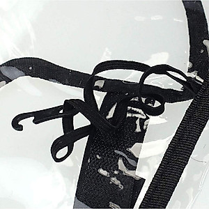 Anjien Kick Mats Back Seat Protector, 2 Pack Car Seat Protector Transparent Back Seat Protector for Kids, Made with Waterproof Material, Large Size Back Seat Cover Fits Most Cars