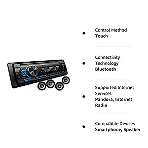 Pioneer MXT- S3166BT Digital Media Receiver + (4) 6.5" 2 Way Speaker Bundle with Pandora Premium Trial