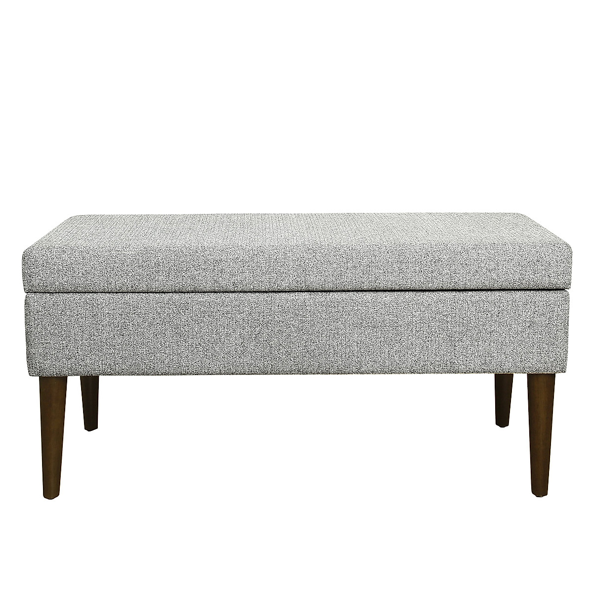 Spatial Order Home Decor | K8086-F2232 | Kaufmann Collection Modern Storage Ottoman Bench | Large Ottoman Bench with Storage for Living Room & Bedroom, Smoke Gray