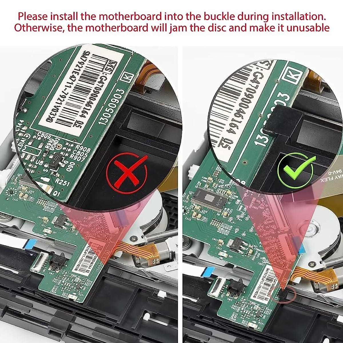 XSPANDER Blu-Ray Disk Drive Replacement Lite-On DG-6M1S-01B DG-6M1S 6M2S B150 Laser for Xbox One