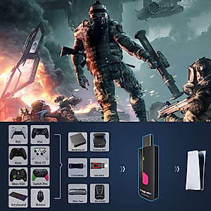 Beloader PS5 Keyboard and Mouse Adapter ,PS5 Beloader Compatibility XIM APEX, Cronus Zen,ReaSnow S1,Titan Two, Cronus Max to Enjoy PS5 Games.