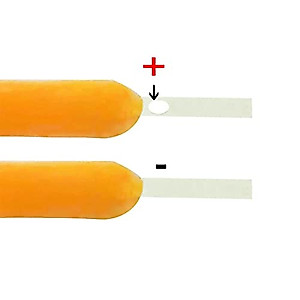 Treedix LED Filament Flexible Lamp Parts Warm DC 3V 2200K Diodes Flexible Filament Bulb （80mm/133mm300mm）