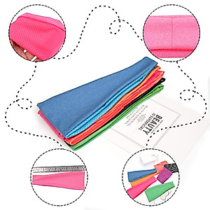 JOYOYO 12 Colors Kids Headbands Breathable Athletic Sweatbands Sports Headband for Girls and Boys Moisture Wicking Elastic Hairband for Toddler Children and Teenagers