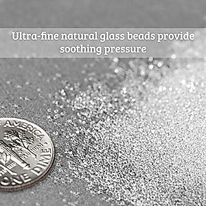 Bare Home 17lb (60" x 80") Weighted Blanket with Cover for Adults - All-Natural 100% Cotton - Improved Heavy Blanket with Premium Glass Beads (Dark Blue, 60"x80")