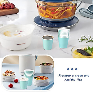 Giwrmu 100 pack 3 oz Paper Cups, Disposable Bathroom Cups, Mouthwash Paper Cups, 3 oz Small Cups for mouthwash, Snack Cups, Espresso Cups Suitable for Home, Party, Picnic