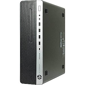 HP EliteDesk 800 G3 SFF Desktop Intel i7-6700 UP to 4.00GHz 16GB DDR4 New 512GB NVMe M.2 SSD Built in WiFi BT Dual Monitor Wireless Keyboard & Mouse Support Win10 Pro (Renewed)