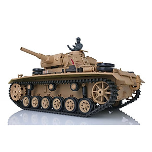 TOUCAN RC HOBBY Heng Long Tk7.0 1/16 Remote Control Tank Ir Bb Shoots Military Armored Car Smoke Effect (3849 Plastic Version)