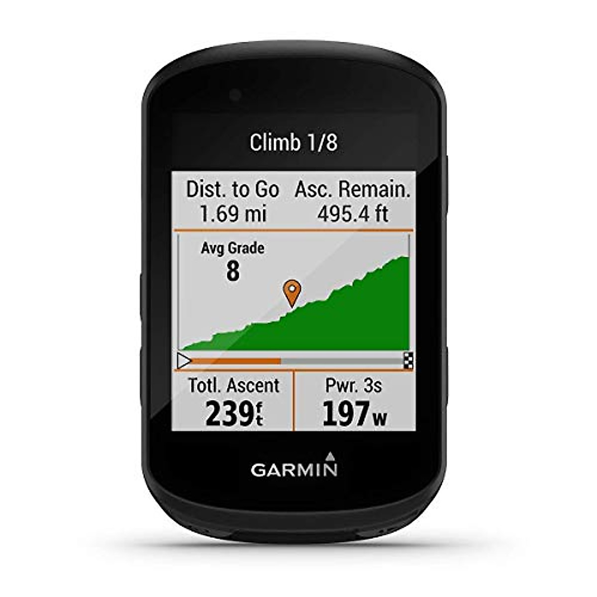 Garmin Edge 530 (Sensor Bundle) GPS Bike Computer with HRM, Speed/Cadence Sensors, Silicone Case (Black) & Tempered Glass | Cycle Maps, VO2 Max, Popularity Routing | Cycling Computer | 010-02060-10