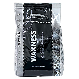 Wax Necessities Waxness Barbero Grooming Depilatory Hard Wax Steel for Men 2.2 Pound