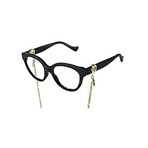 Gucci GG1024O Black Gold Chain 54/16/140 women Eyewear Frame