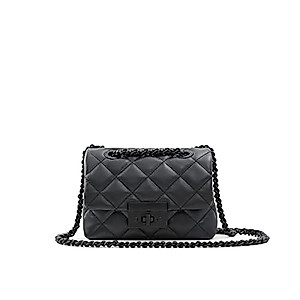 ALDO Women's Latisse Cross Body Bag, Black/Black