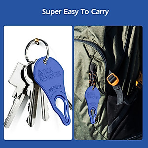 3 Pack Tick Remover Tool for Pets and Humans, Portable Tick Removal, Safe and Fast, Essential and Emergency Tool for Outdoor Activities, Effective and Painless