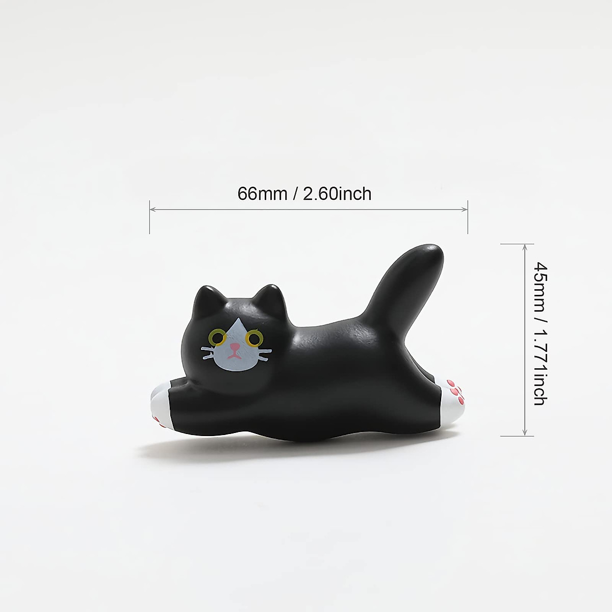 JADDSA Cat Magnet 3D Resin Refrigerator Magnets Stickers Cute Magnets Kitchen Decoration,Decorative Magnets with Double-Sided Stickers to Satisfy Any Panel.