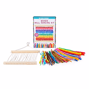 Craft Kits - Kid Made Modern Woven Wall Hanging Craft Kit - Arts and Craft Toys - Weaving for Kids