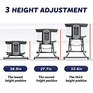 RONBEI Baby Bassinet, Bedside Bassinet for Baby Easy Folding and Storage Bassinets Bedside Cribs for Newborn/Infants Portable Travel Lightweight Bassinet