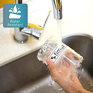 Fimax Compatible Brother P Touch TZe-241 TZe241 Label Tape 18mm 0.7 Laminated White TZ-241 Tape for Brother Ptouch PTD400 PTD600 PT2030 PT1880 PT1890 PTP700 Label Maker, Black on White, 6 Pack