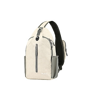 MAYLISACC Sling Backpack, Crossbody Bags for Women Men, Sling Bag with Earphone Hole, Small Casual Daypack Backpacks