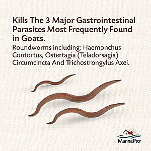 Manna Pro 1000327 Medicated Dewormer, 6-Pounds Positive Pellet Goat, 6 Pound