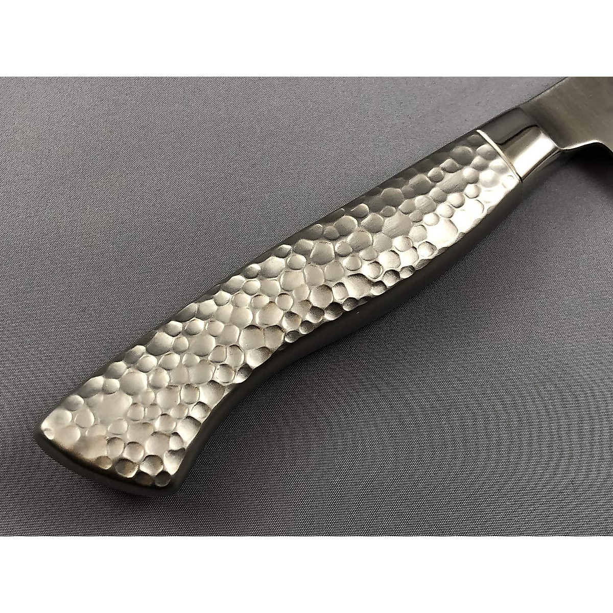 TOSHU 150 mm (5.9 inch) Petty Knife, Manually Sharpened Japanese Kitchen Knife Produced Utilizing Japanese Sword-Making Techniques - Damascus Pattern - 3 Layers