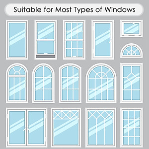 DKTIE Static Cling Decorative Window Film with Installation Tools Non Adhesive Privacy Film, Stained Glass Window Film for Bathroom Shower Door Heat Cotrol Anti UV, 17.7 x 78.7 Inch