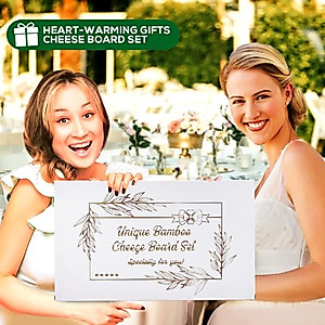 Henghere Mr & Mrs Gifts - Wedding Presents for Newlyweds, Bridal Shower & Engagement Gifts - Cheese Board