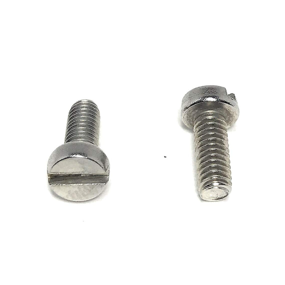 M4-.70 x 10 Stainless Steel Slotted Cheese Head Machine Screw DIN84 A2 M4x10 (50 Pieces)