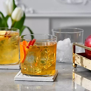 Krosno Cider Water Juice Glasses | Set of 6 | 12 fl oz | Mixology Collection | Ideal for Home Restaurant Events & Parties | Dishwasher Safe | Gift Idea | Made in Europe