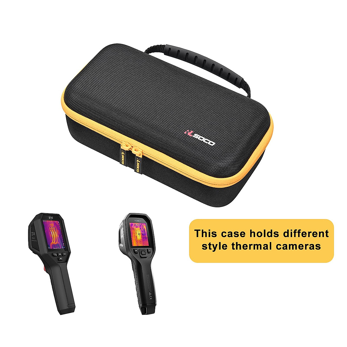 RLSOCO Carrying Case for FLIR TG165-X Thermal Imaging Camera, fits FLIR TG267, TG275, TG297 Thermal Imaging Camera