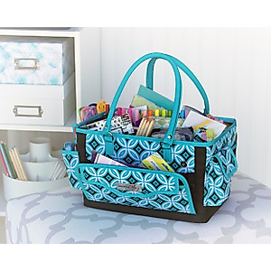 Everything Mary Papercraft Organizer-Teal/Black