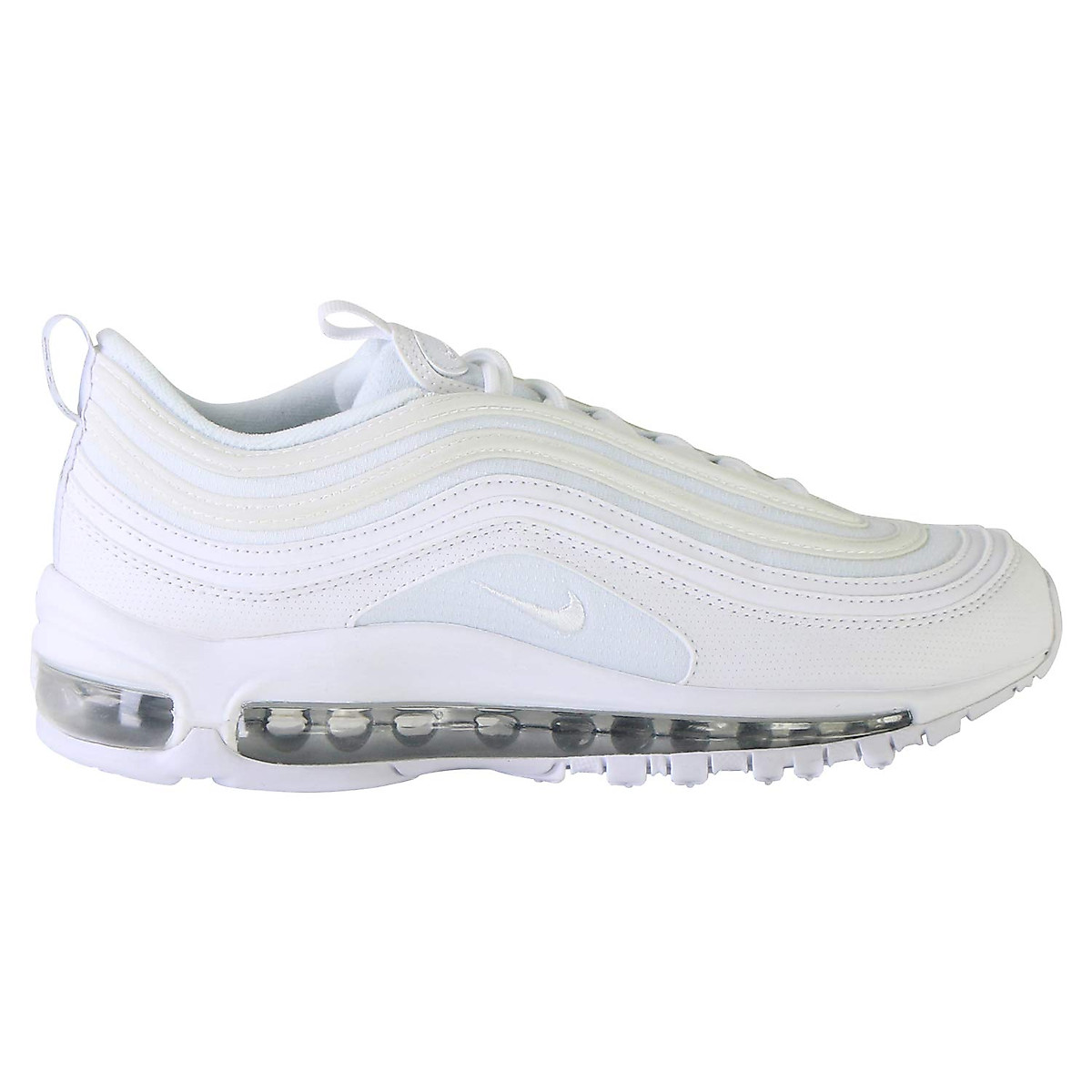 Nike Boy's Air Max 97 (Big Kid) White/White/Metallic Silver 4.5 Big Kid M