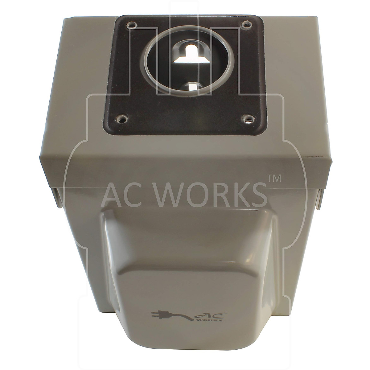 AC WORKS Super Durable Industrial Grade Locking Power Input Inlet (L14-30 Metal Box)