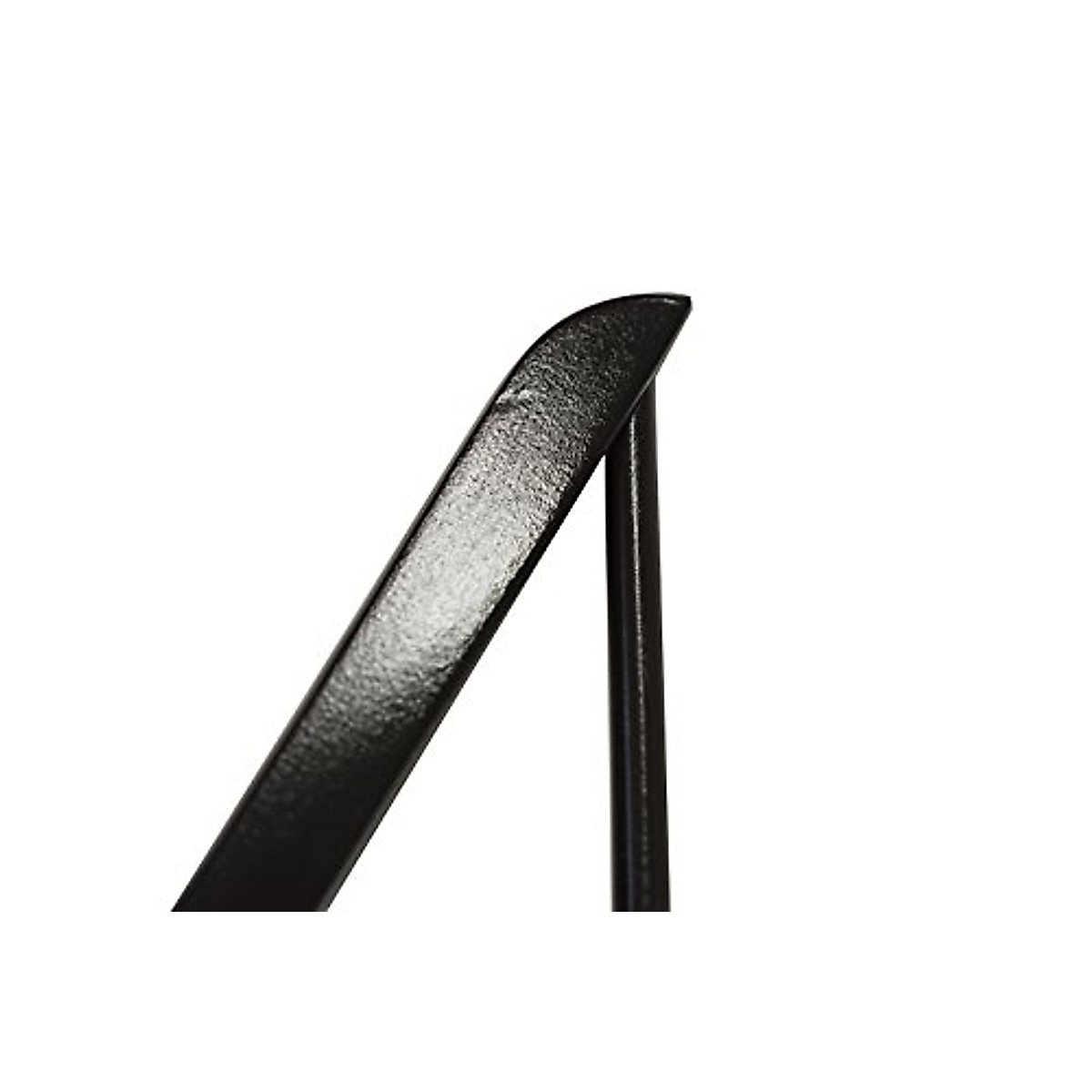 NAHANCO 8217CHHU Flat Wooden Suit Hanger with Chrome Hook, 17", Black (Pack of 25)